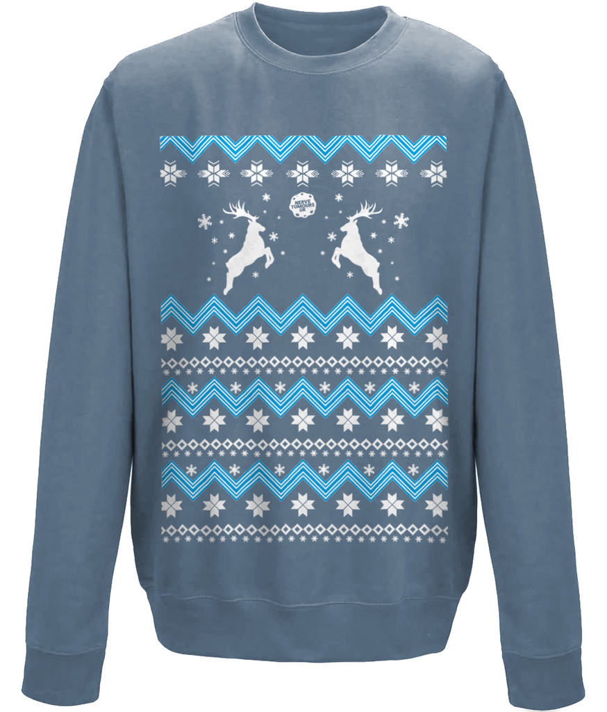 NTUK Traditional Christmas Jumper, Adults Unisex – Nerve Tumours UK